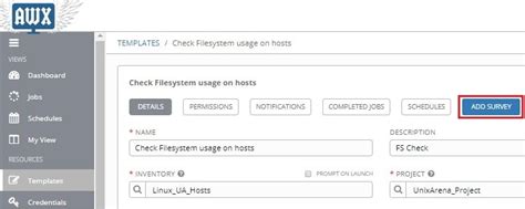 Ansible Tower Awx Passing Variables Using Survey Extra Vars Unixarena