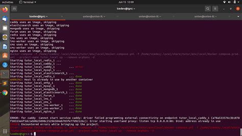 error starting userland proxy listen tcp 0 0 0 0 80 bind address