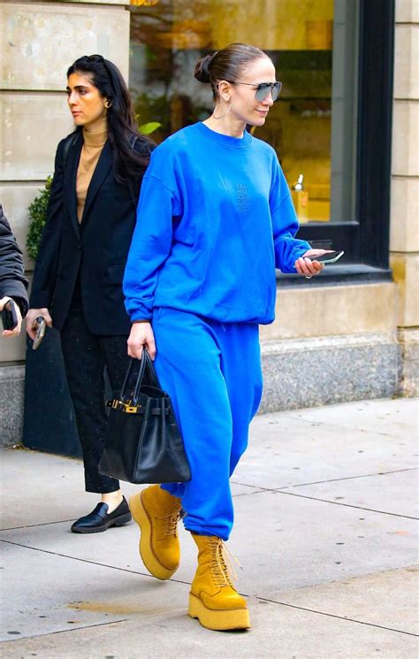 Jennifer Lopez In A Blue Sweatsuit Was Seen Out In New York 04172024 3 Lacelebsco