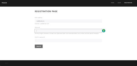 GitHub Amir Auth Test Task Authentication Pages Example