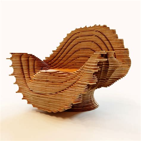 Parametric Armchair 3d Model