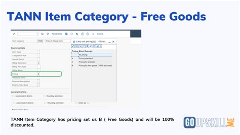 SAP Item Category Determination Zero To Hundred GoUpSkill Me