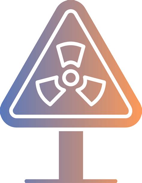 Radiation Zone Gradient Icon 36961171 Vector Art At Vecteezy