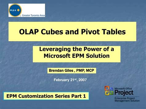 Ppt Olap Cubes And Pivot Tables Powerpoint Presentation Free Download Id 9268769