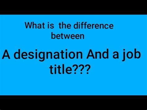 Designation Title 違い Title Deeds Jismcs
