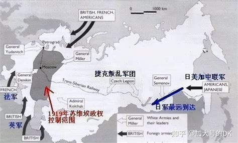 外国武装干涉时期，历史上的苏俄内战——乌克兰简史9 知乎