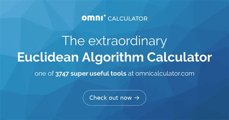 Euclidean Algorithm Calculator