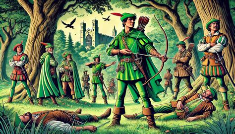 The Adventures Of Robin Hood Class 6 Summary