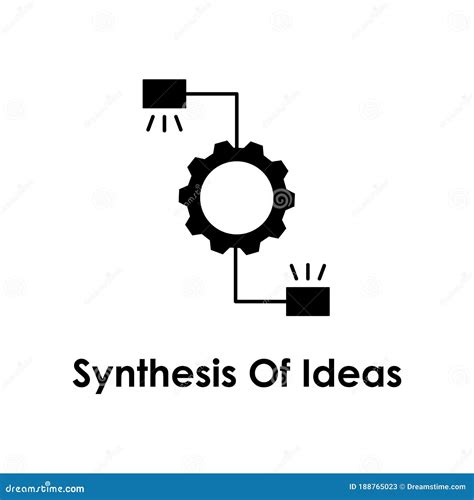 Synthesis Concept Icon On Abstract Background Vector Illustration 138208334
