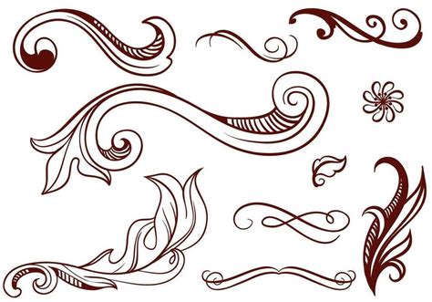 Scrollwork Vector Art Icons And Graphics For Free Download