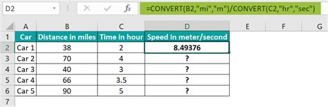 CONVERT Function In Excel Formula Examples How To Use