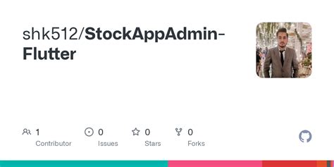 GitHub Shk StockAppAdmin Flutter