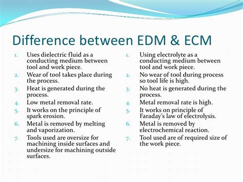 Non Traditional Machining Processes