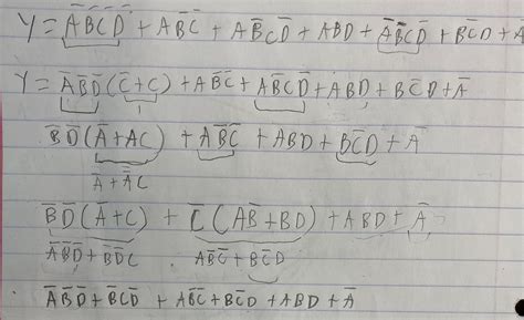 Solved How Can I Further Simplify The Boolean Equation From