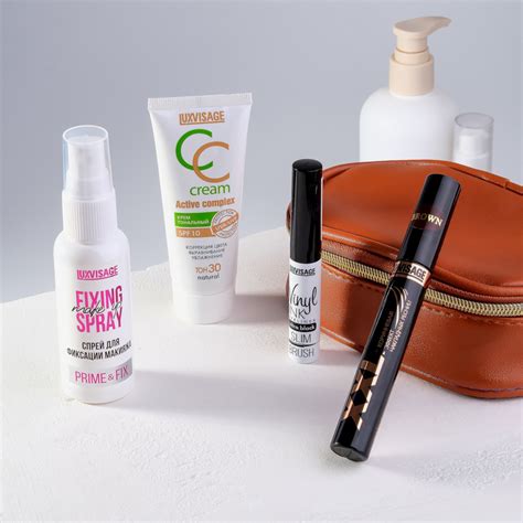 Тушь для ресниц `LUXVISAGE` XXL эффект накладных ресниц (коричневая ...