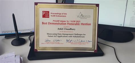 vldb2023 awardwinner database research ankit chaudhary 10 comments