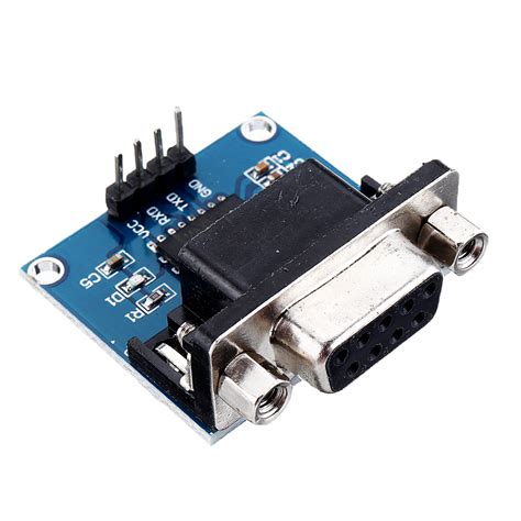 DC5V MAX3232 MAX232 RS232 To TTL Serial Communication Converter Module With Jumper Cable For
