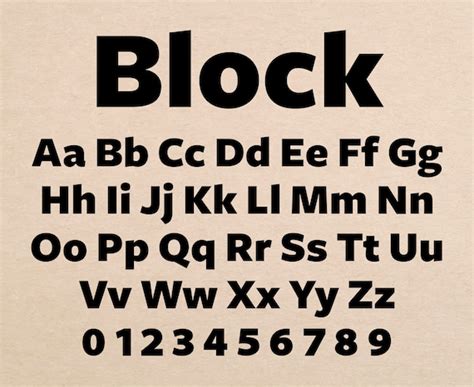 Block Monogram Fonts
