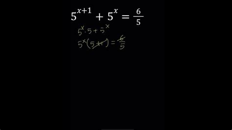 Solving A Quick And Easy Exponential Equation Youtube