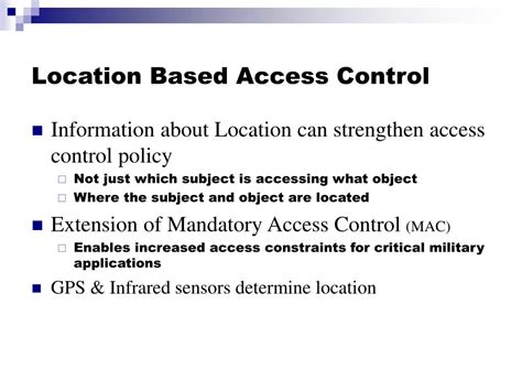ppt ocl extension of location based access control powerpoint