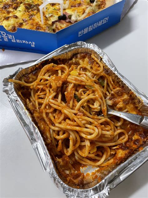 Mattdamon On Twitter 반올림 피자배달주문 하실때 스파게티는 꼭 시키지 마세요 이렇게 불어터지고 말라