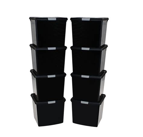 2x Storalex Hrx Heavy Duty Shelving 1770mm High Grey With 8x 37l