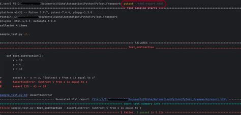 How To Generate Html Report In Pytest Framework Qa Automation Expert