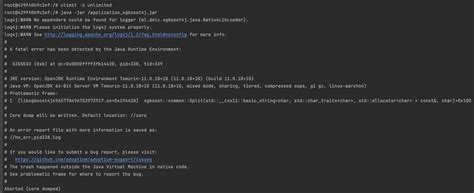 jvm is restarted when system load lib linux aarch64 libxgboost4j so