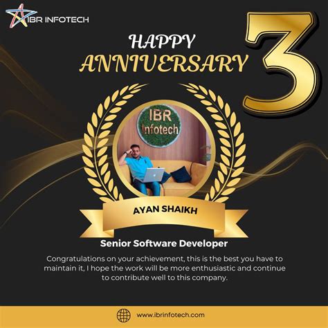 Ibr Infotech On Linkedin Workanniversary Webdeveloper Teamibr