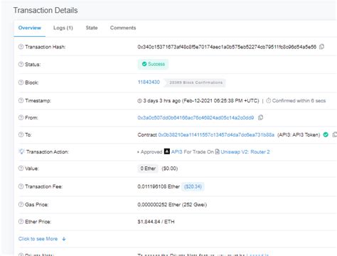 made a swap from api3 to eth the api3 tokens were taken but i still