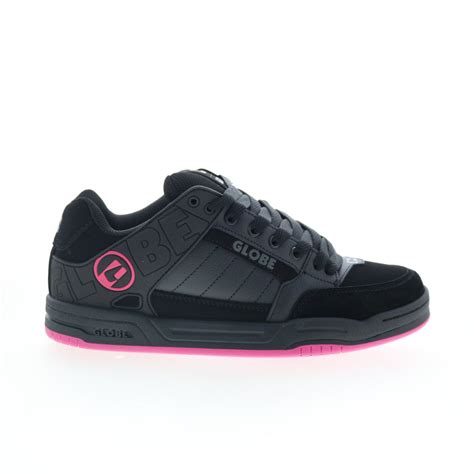Globe Tilt Gbtilt Mens Black Leather Skate Inspired Sneakers Shoes