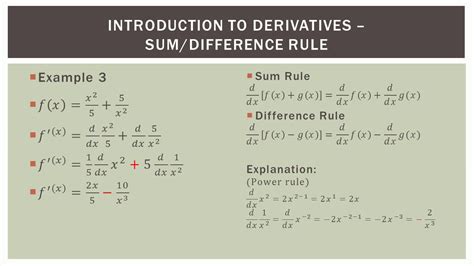 The Ultimate Guide To The Sum Rule Of Derivatives For Optimization
