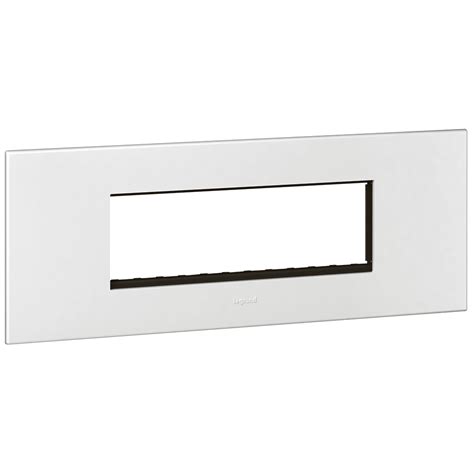 Arteor™ Plate Italianfrenchgerman Std Square 6 Modules White 575040