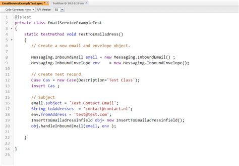 Code Coverage Apex Test Class For Messaginginboundemailhandler