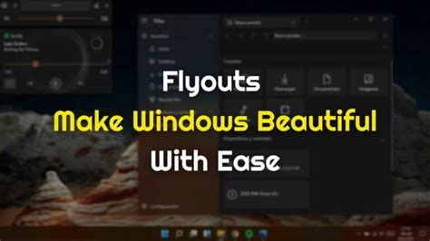 5 Flyouts For Windows 11 Making Your Pc Look Good