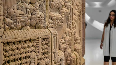 3d Printed Sand Wall Created By Barry Wark At Museum Of The Future