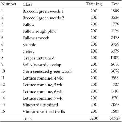 Table 2 From Deep Convolutional Neural Networks For Hyperspectral Image Classification
