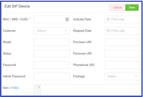 Sip Devices Connexcs Documentation