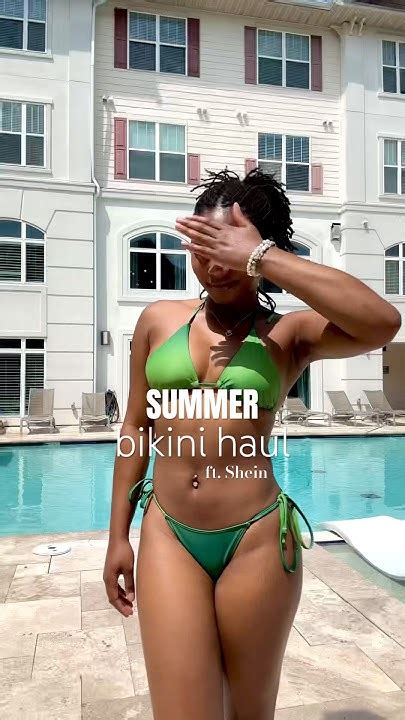 Summer Shein Bikini Haul Shorts Ootd Sheinhaul Bikini Youtube