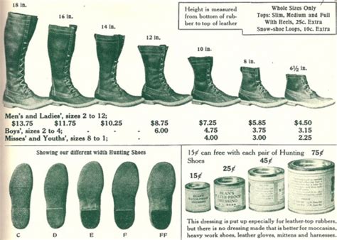 Anderson Bean Boot Size Chart Anderson Bean Mens Black Stin