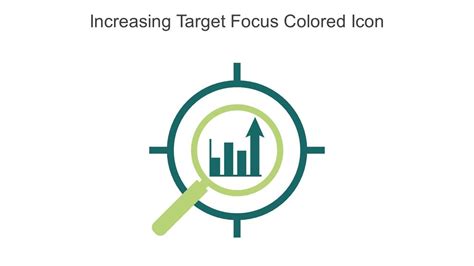 Increasing Target Focus Colored Icon In Powerpoint Pptx Png And Editable Eps Format PPT Slide
