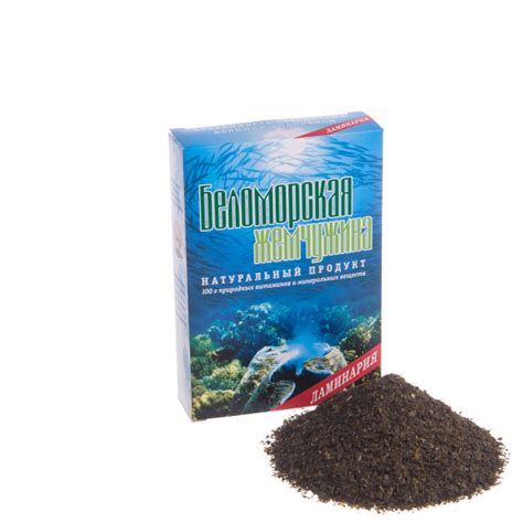 Ламинария Морская капуста водоросли пищевые дробленые, 100 гр. Источник ...
