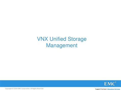Ppt Vnx Unified Storage Management Powerpoint Presentation Free