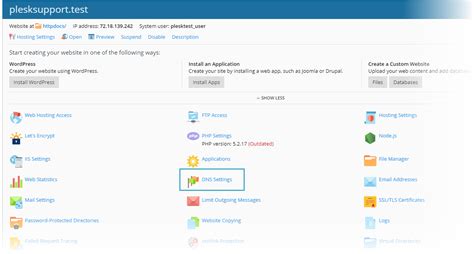 softsys hosting how to add or edit dns records for a domain in plesk