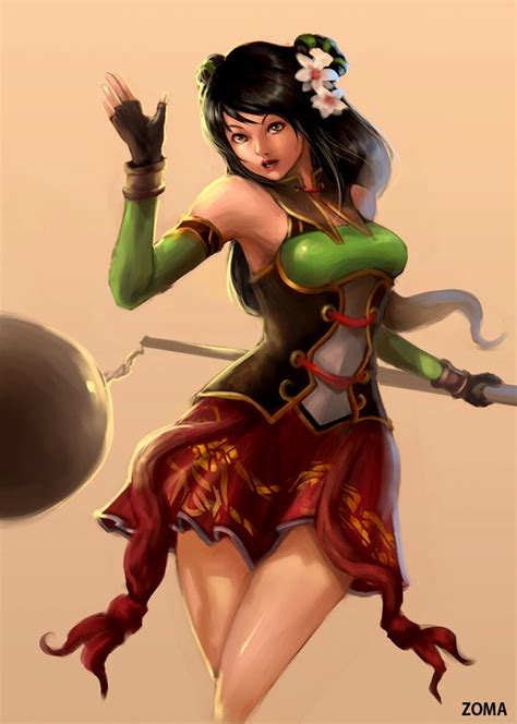 Guan Yinping Dynasty Warriors Deviantart Street Fighter Characters