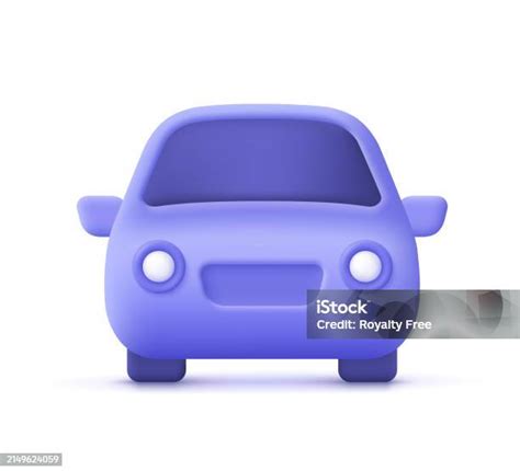 자동차 모델 앞 모습 교통 스포츠 및 경주 개념 3d 벡터 아이콘입니다 카툰 미니멀 스타일 교통에 대한 스톡 벡터 아트 및 기타 이미지 Istock