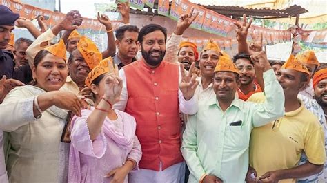 Haryana Election Results Nayab Saini Led Bjp Hits A Hattrick Dashing