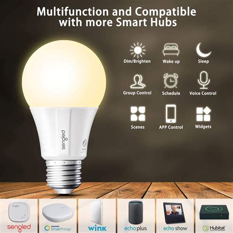 Sengled Smart Light Bulb Starter Kit Compatible With Alexa Google Home Support 2 4G 5G Sengled Smart Light Bulb Starter Kit Compatible With Alexa Google Home Support 2 4G 5G