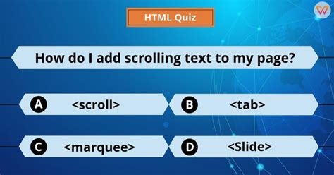 Quiz Time Enhance Your Html Skill With This Basic Quiz Webdesignquiz