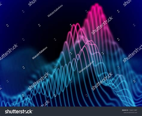 Big Data Abstract Visualization Business Charts Stock Vector Royalty Free 1166011087